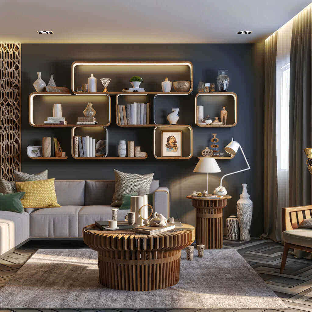 Transform Your Space: Shelves as Centerpieces – Nauradika